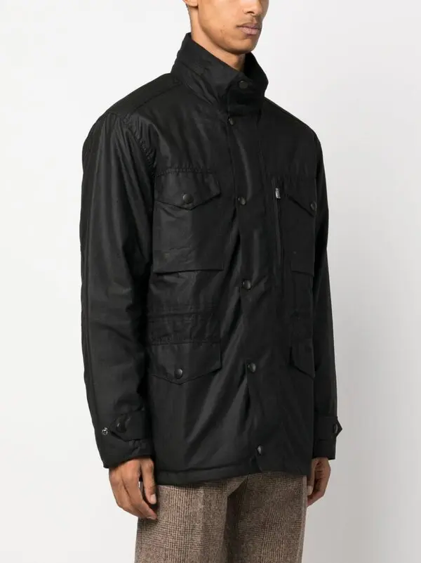 Barbour Sapper Wax-finish Jacket - Black
