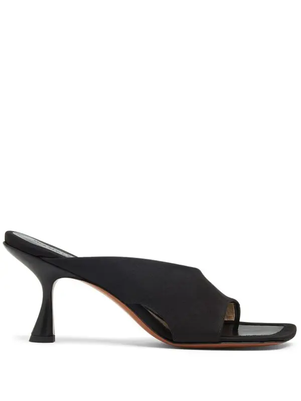 WANDLER Julio 80mm Cut-out Detail Leather Mules