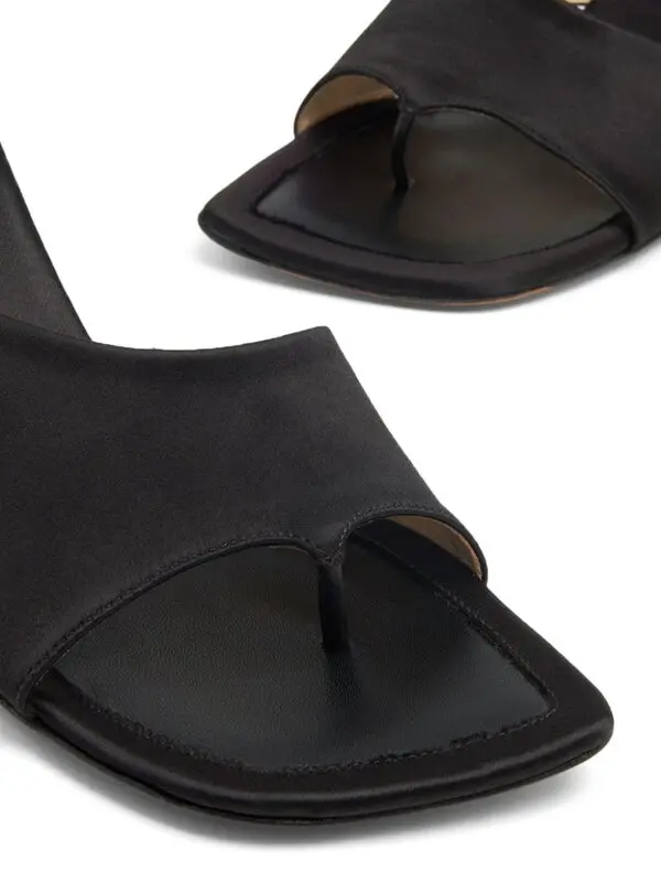 WANDLER Julio 80mm Cut-out Detail Leather Mules