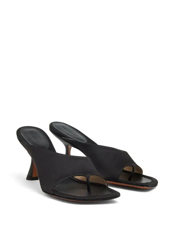 WANDLER Julio 80mm Cut-out Detail Leather Mules