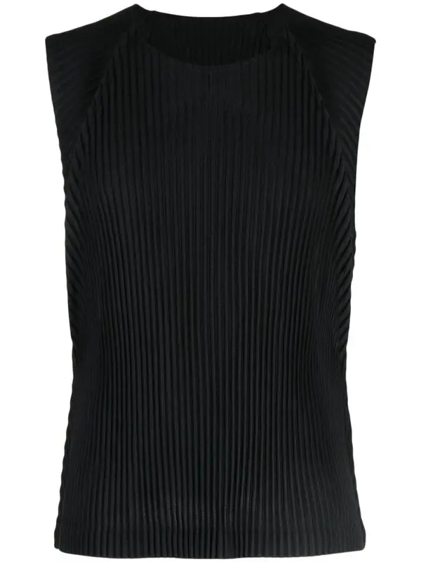 Issey Miyake Mc August Pleated Tank Top