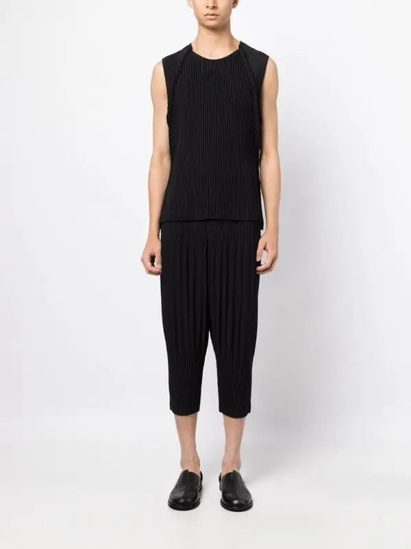 Issey Miyake Mc August Pleated Tank Top