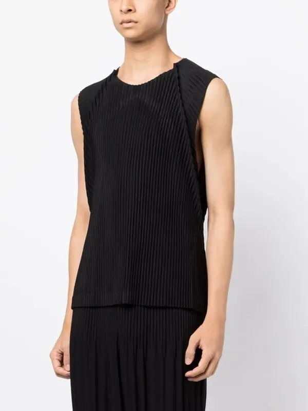 Issey Miyake Mc August Pleated Tank Top