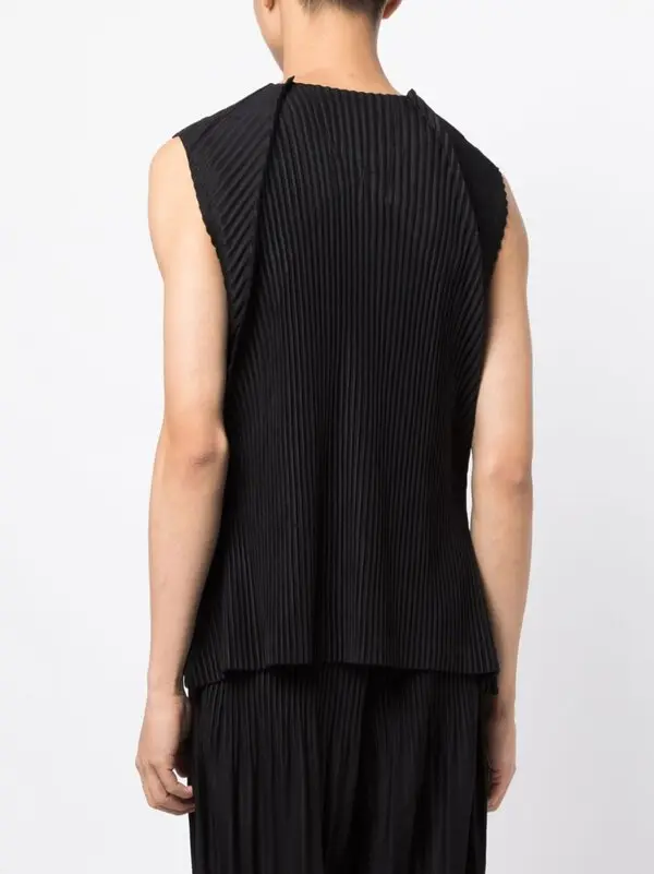 Issey Miyake Mc August Pleated Tank Top