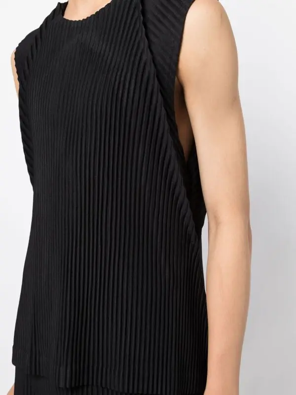 Issey Miyake Mc August Pleated Tank Top