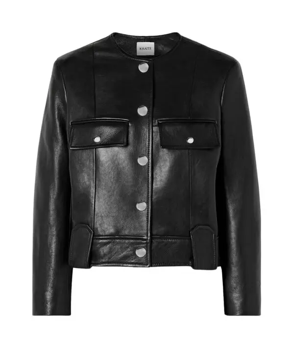 Khaite Laybin Leather Jacket