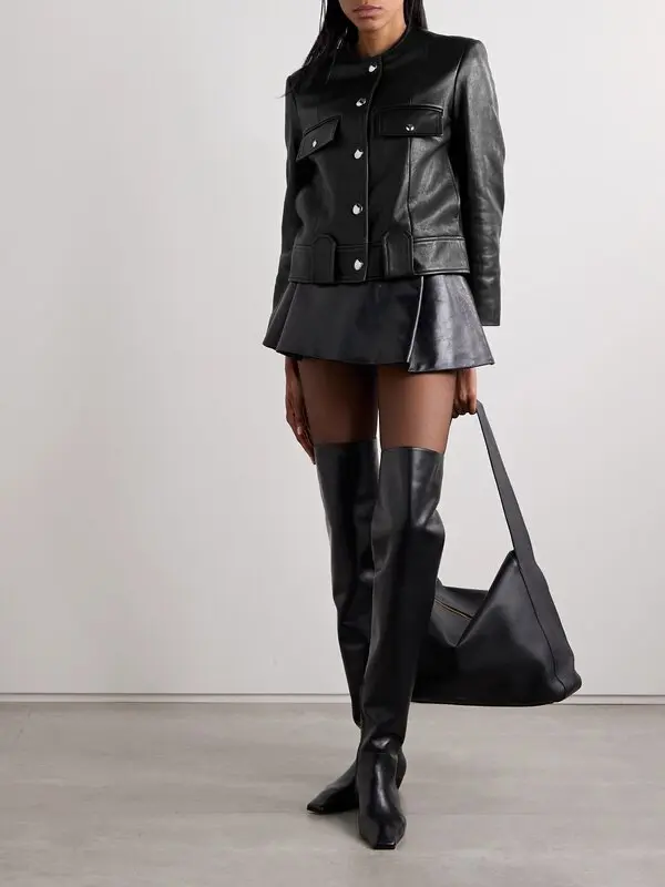Khaite Laybin Leather Jacket