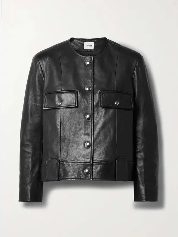 Khaite Laybin Leather Jacket