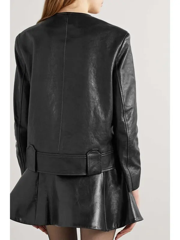 Khaite Laybin Leather Jacket