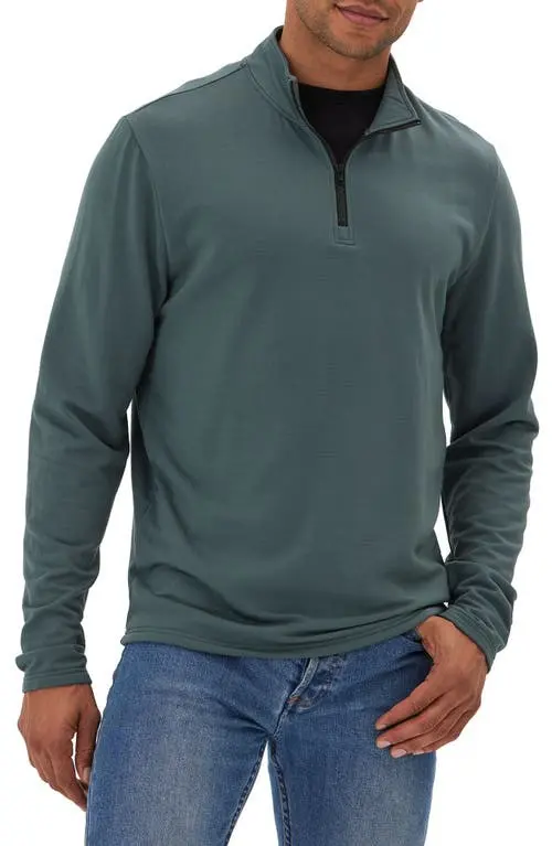 THREADS 4 THOUGHT Kace Quarter Zip Pullover - Seagrass