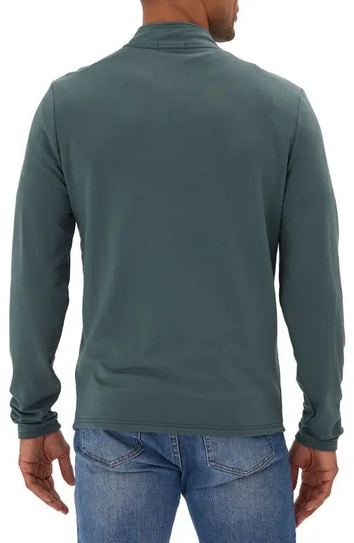 THREADS 4 THOUGHT Kace Quarter Zip Pullover - Seagrass