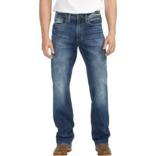 SILVER JEANS CO. Gordie Relaxed Fit Straight Leg Jeans