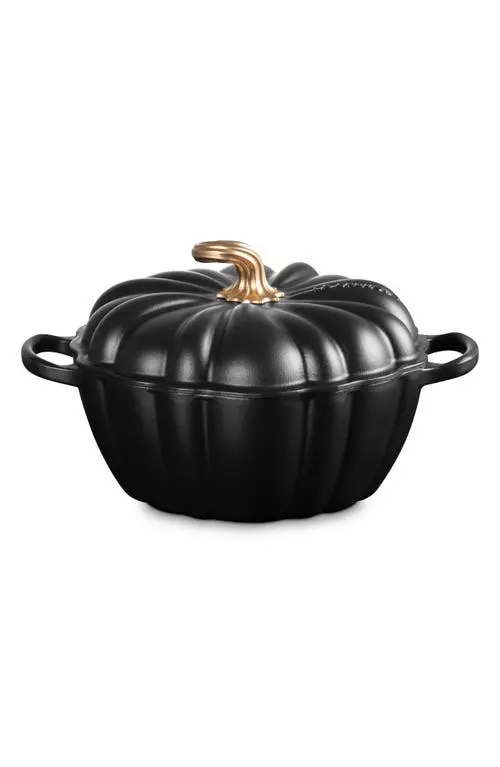 LE CREUSET Figural Pumpkin Baking Dish - Licorice