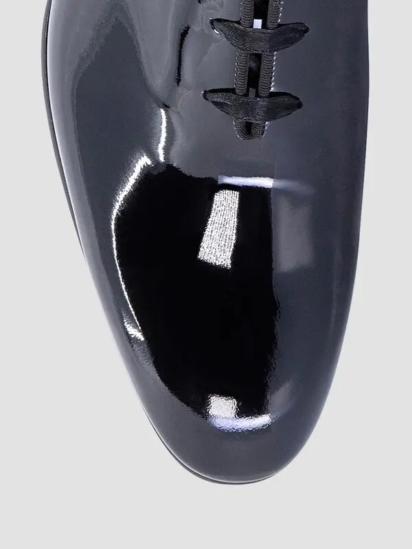 Santoni Patent Leather Oxfords
