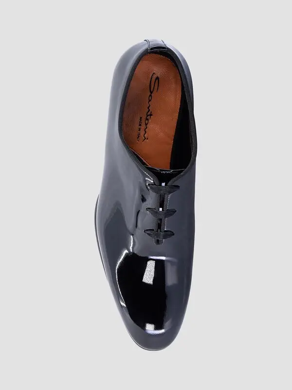Santoni Patent Leather Oxfords