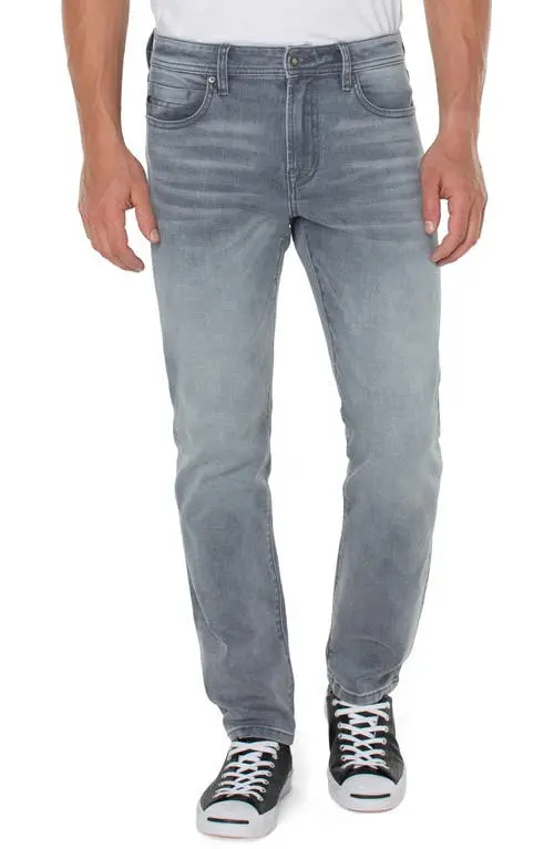 LIVERPOOL Kingston Modern Slim Straight Leg Jeans - Silverlake