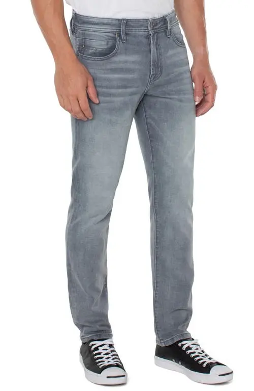 LIVERPOOL Kingston Modern Slim Straight Leg Jeans - Silverlake