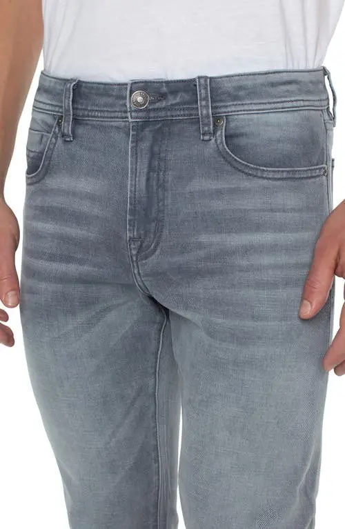 LIVERPOOL Kingston Modern Slim Straight Leg Jeans - Silverlake