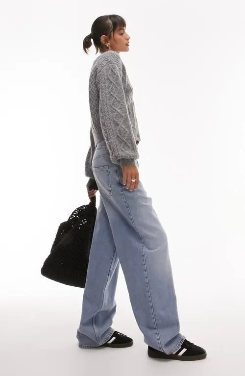 Topshop Cable Stitch Cardigan