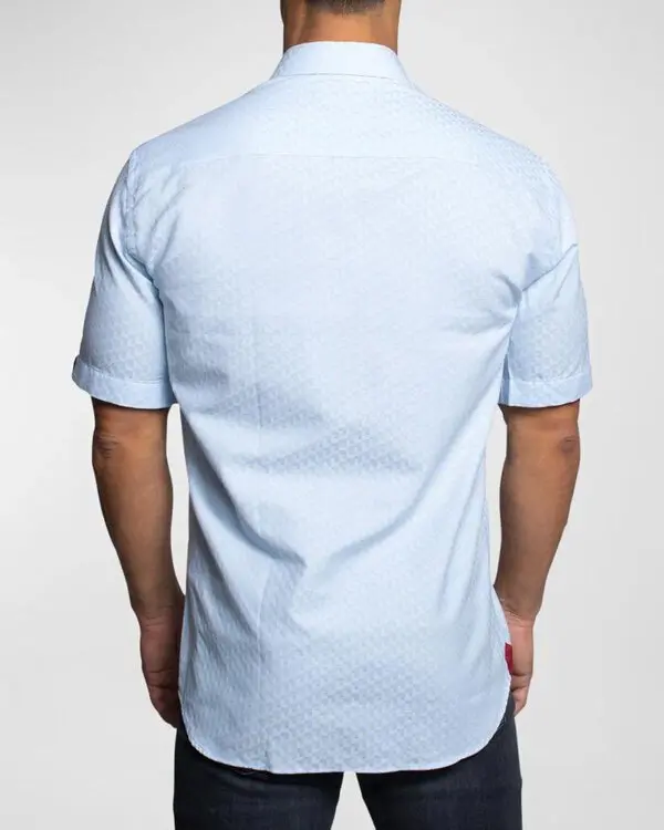 MACEOO Apos;s Fresh L Patterned Sport Shirt
