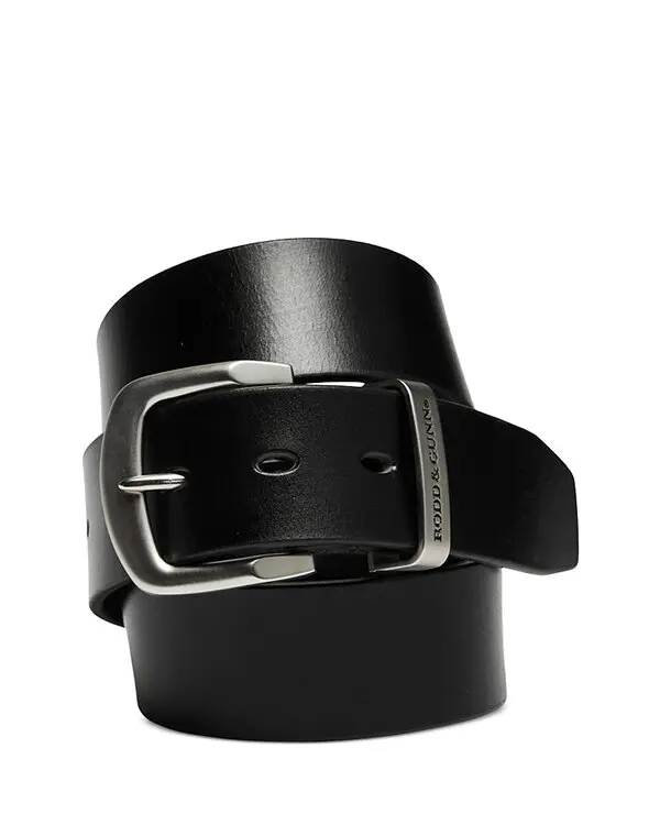 Rodd & Gunn Farmlands Leather Belt - Black