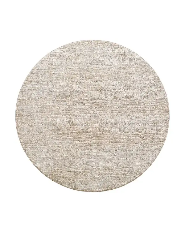 LIVABLISS Masterpiece Mpc-2306 Round Area Rug, 7'10 X 7'10 - Taupe/brown