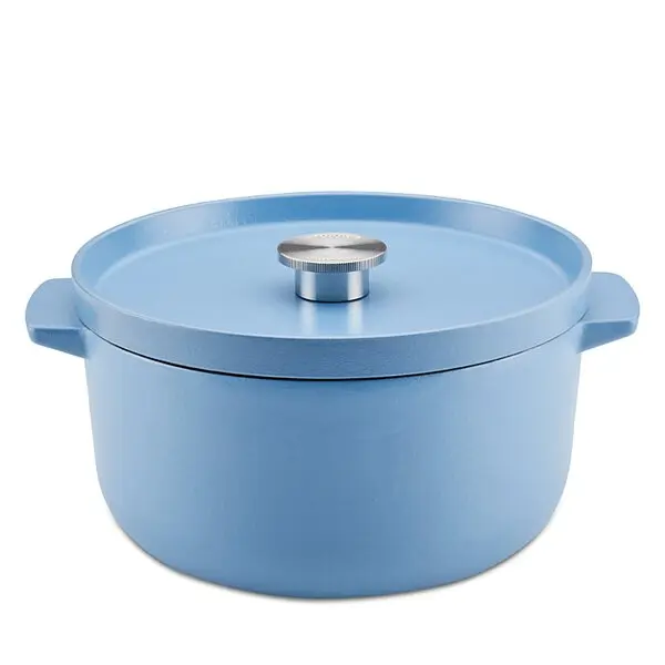 KITCHENAID Anolon 6 Qt Cast Iron Covered Dutch Oven - Blue