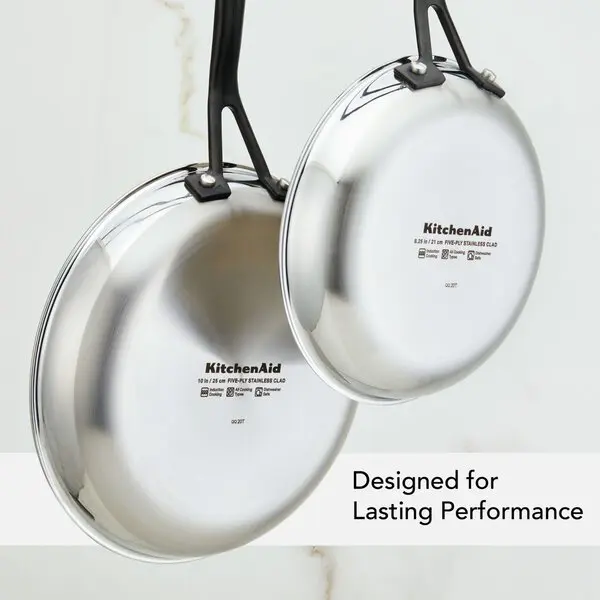 KITCHENAID Anolon 5 Ply Skillets, Set Of 2