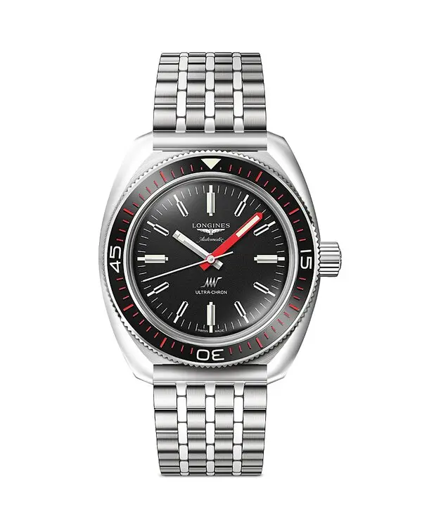 LONGINES Ultra Chron Chronometer 43mm - Black/silver