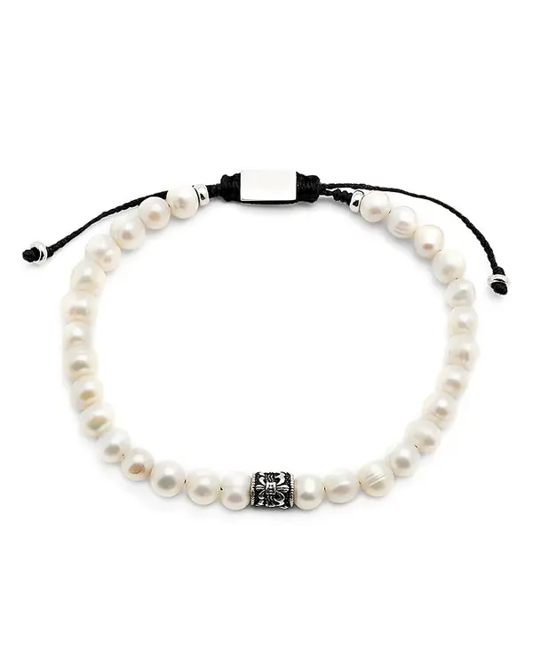 JAN LESLIE Freshwater Beaded Bracelet - Pearl