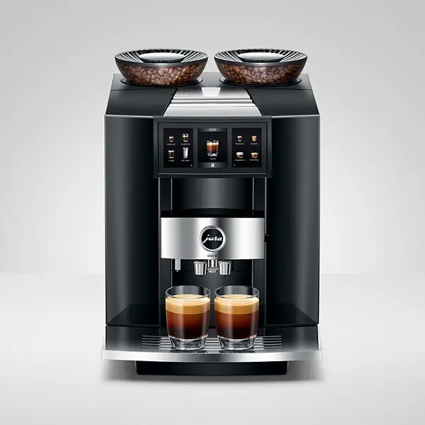 JURA Giga 10 Hot & Cold Brew With Two Bean Hoppers - Diamond Black