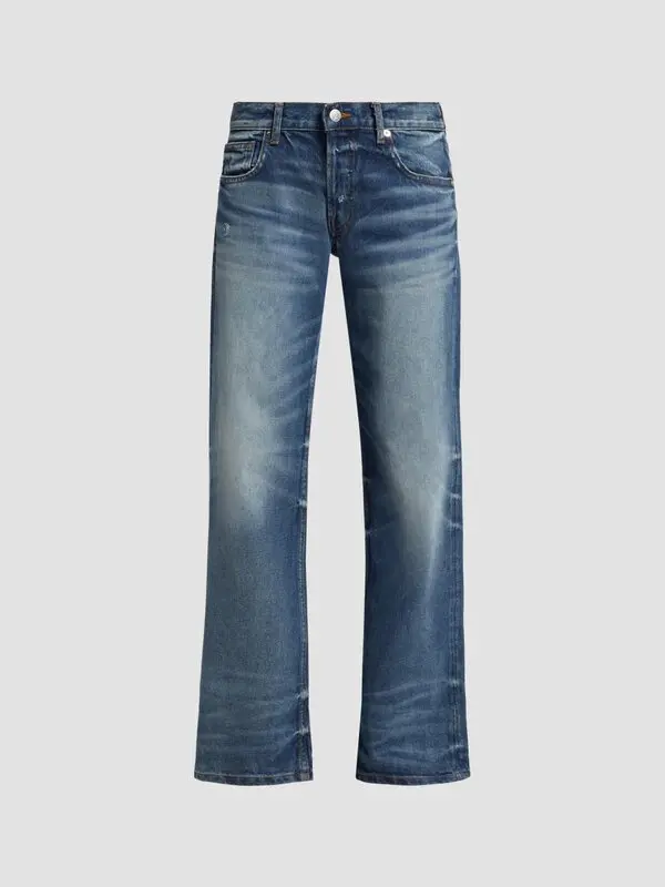 EB DENIM Low-rise Straight-leg Jeans