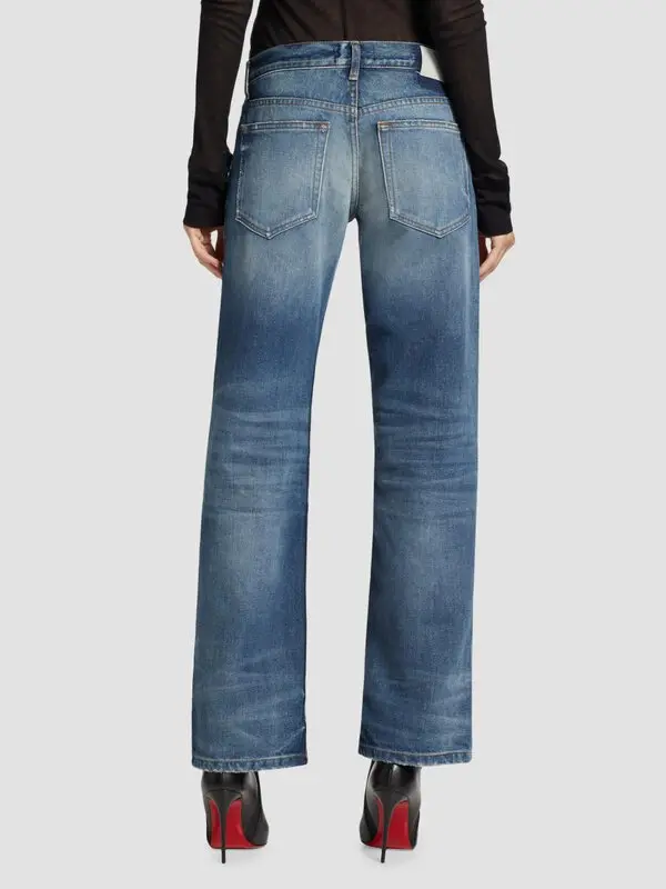 EB DENIM Low-rise Straight-leg Jeans