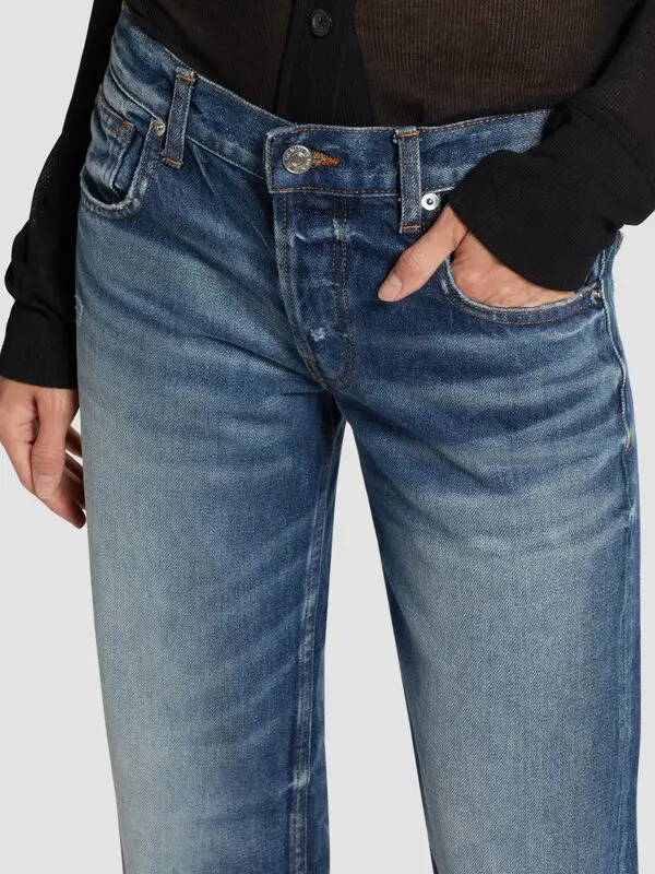 EB DENIM Low-rise Straight-leg Jeans