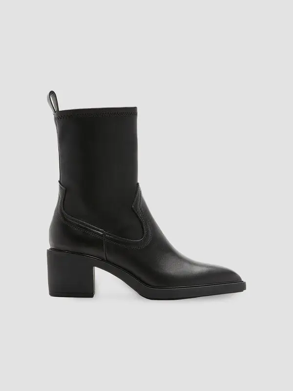 La Canadienne Parks 63mm Leather Block Heel Boots