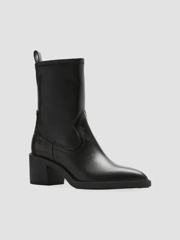 La Canadienne Parks 63mm Leather Block Heel Boots