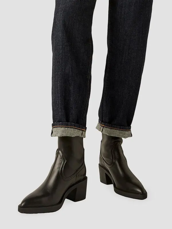 La Canadienne Parks 63mm Leather Block Heel Boots
