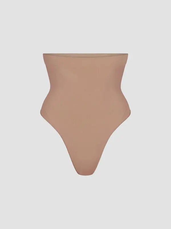 SKIMS Seamless Sculpt High-waisted Thong - Sienna