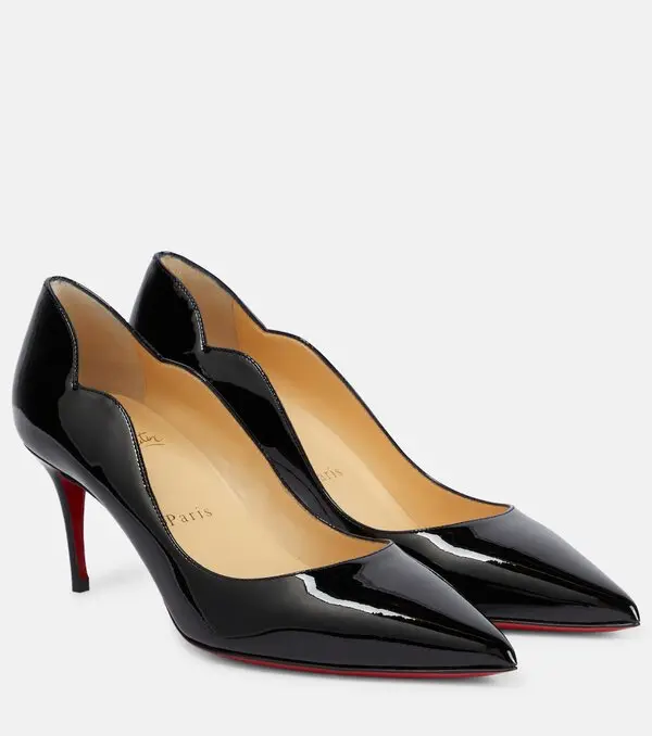 CHRISTIAN LOUBOUTIN Hot Chick 70 Patent Leather Pumps - Black