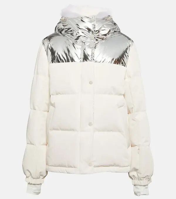 YVES SALOMON Shearling-trimmed Down Jacket
