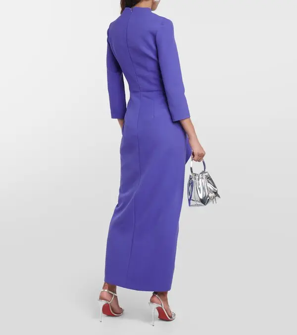 Safiyaa Avery Crêpe Maxi Dress