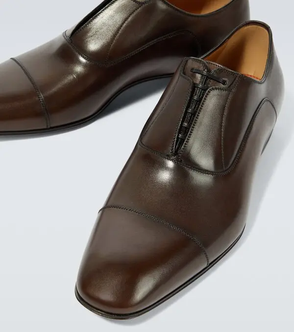 CHRISTIAN LOUBOUTIN Greghost Leather Oxford Shoes