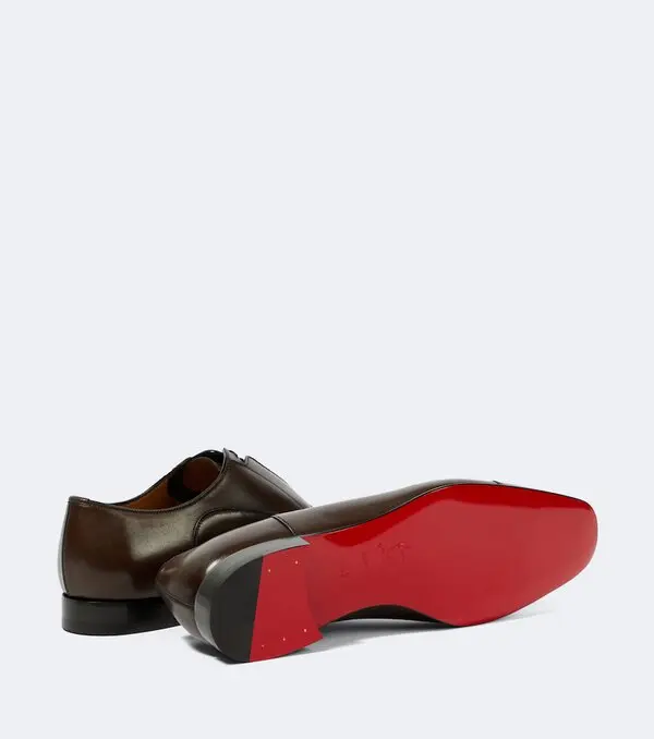 CHRISTIAN LOUBOUTIN Greghost Leather Oxford Shoes