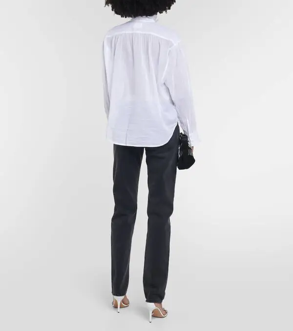 MARANT ETOILE Pamias Ruffled Cotton Blouse