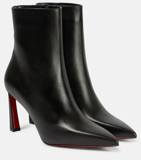 CHRISTIAN LOUBOUTIN Condora 85 Leather Ankle Boots