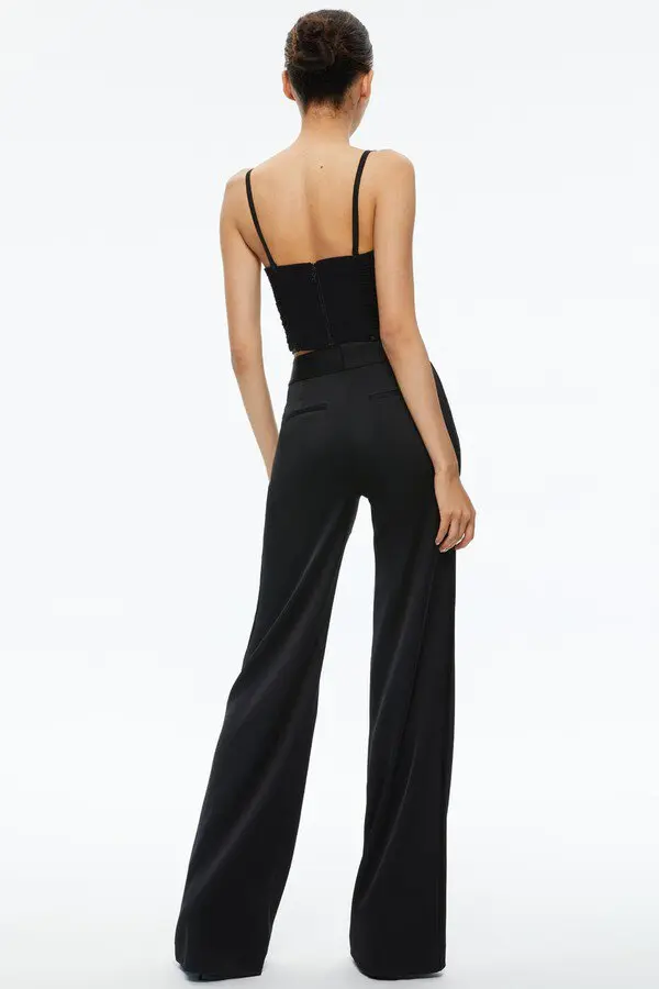 Alice + Olivia Damia Ruched Bustier Top