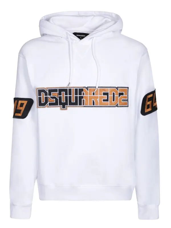 Dsquared2 Cotton Logo Hoodie - Black