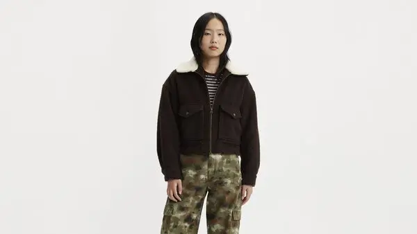 LEVI'S Baby Bubble Wool Sherpa Trucker Jacket