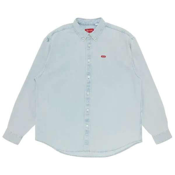 Supreme Small Box Denim Shirt - Blue