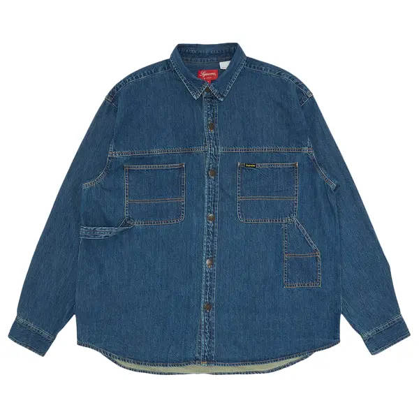 Supreme Denim Painter Shirt 'indigo - Blue